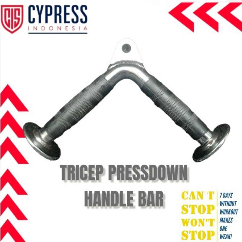 Jual Tricep V Bar | Triceps Pushdown Bar di Seller Ototkamu - | Blibli