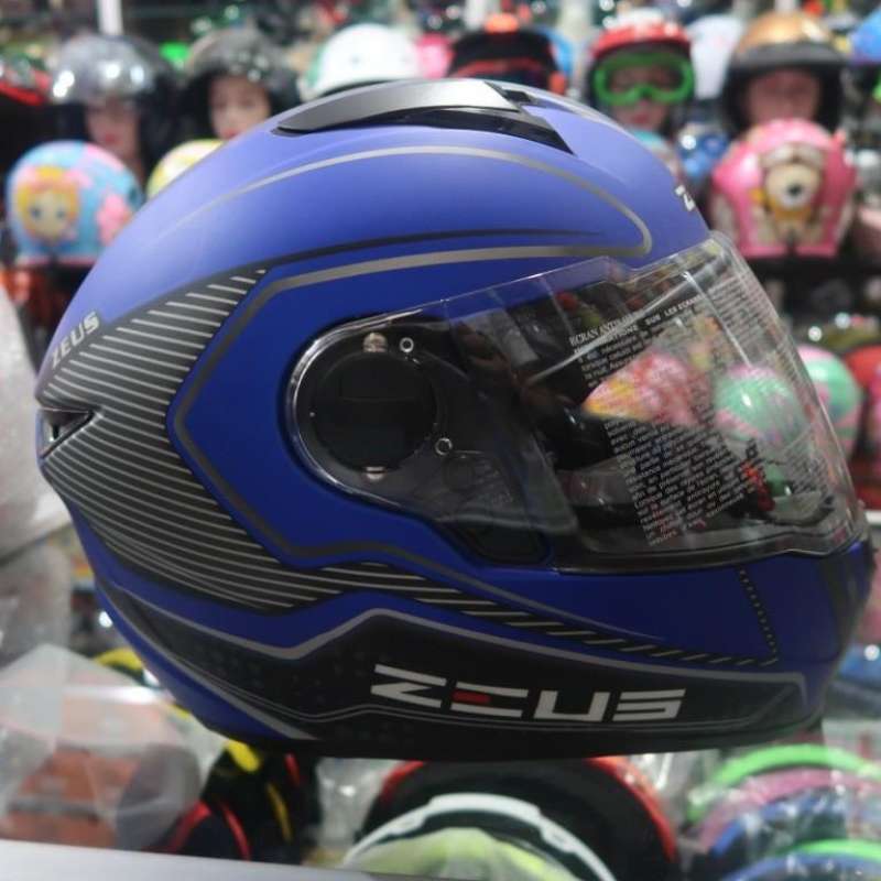 Jual Helm Full Face Zeus 811 Al 17 Yamaha Blue Bk Di Seller Distributor ...