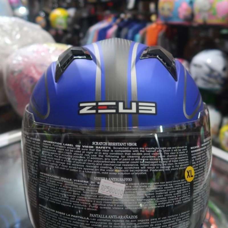Jual Helm Full Face Zeus 811 Al 17 Yamaha Blue Bk Di Seller Distributor ...