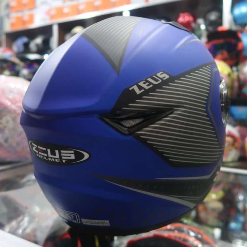 Jual Helm Full Face Zeus 811 Al 17 Yamaha Blue Bk Di Seller Distributor ...