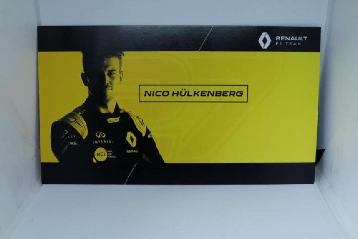 Jual 2019 Nico Hulkenberg Renault Kartu F1 Autograph Card Formula 1 Di ...
