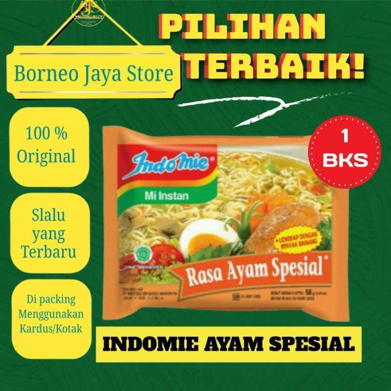Jual Indomie Rasa Ayam Spesial/Bungkus di Seller Borneo Jaya Store ...