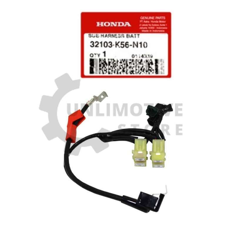 Jual 100% Original! 32103-K56-N10 Kabel Body Aki Accu Battery Supra 150 ...