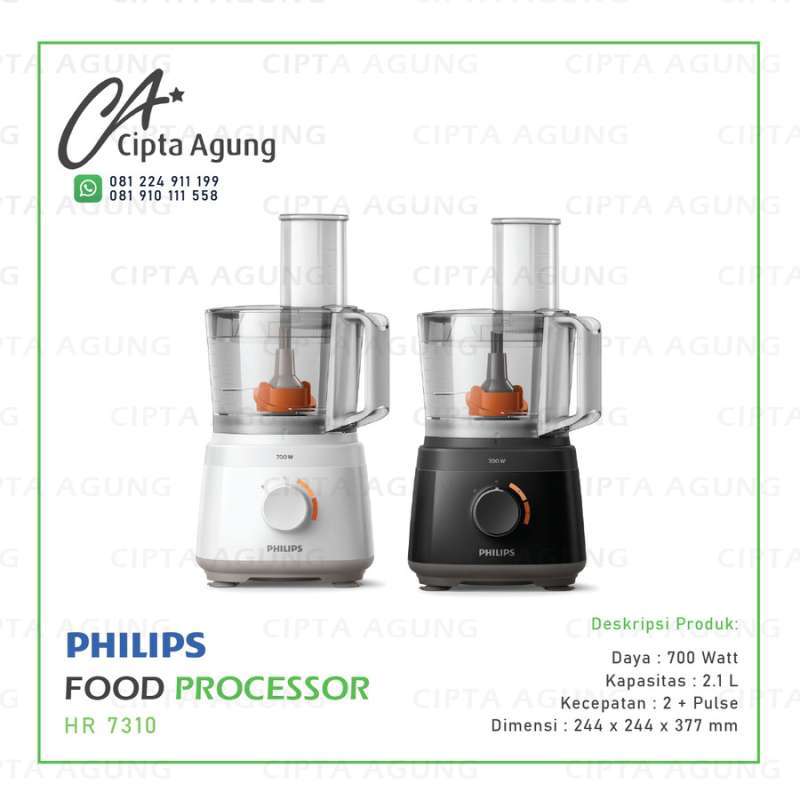 Jual FOOD PROCESSOR PHILIPS HR7310 HR-7310 HR 7310 FOOD CHOPPER di ...