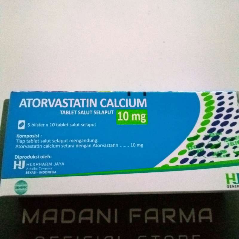 Promo Atorvastatin 10 Mg Hexpharm Box 50 Tablet Diskon 7% Di Seller ...