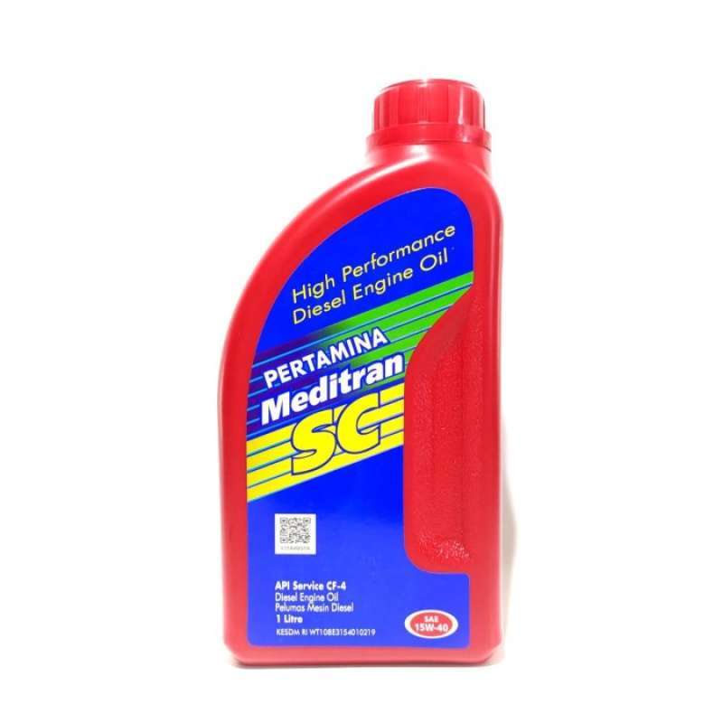 Jual Oli Pertamina Meditran SC 1 Liter 15W-40 Mesin Diesel Solar Botol ...