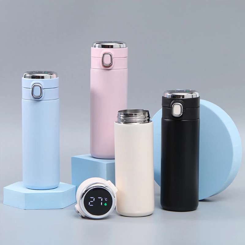 Jual Thermos digital with display temperature 420mlTermos with tombol ...