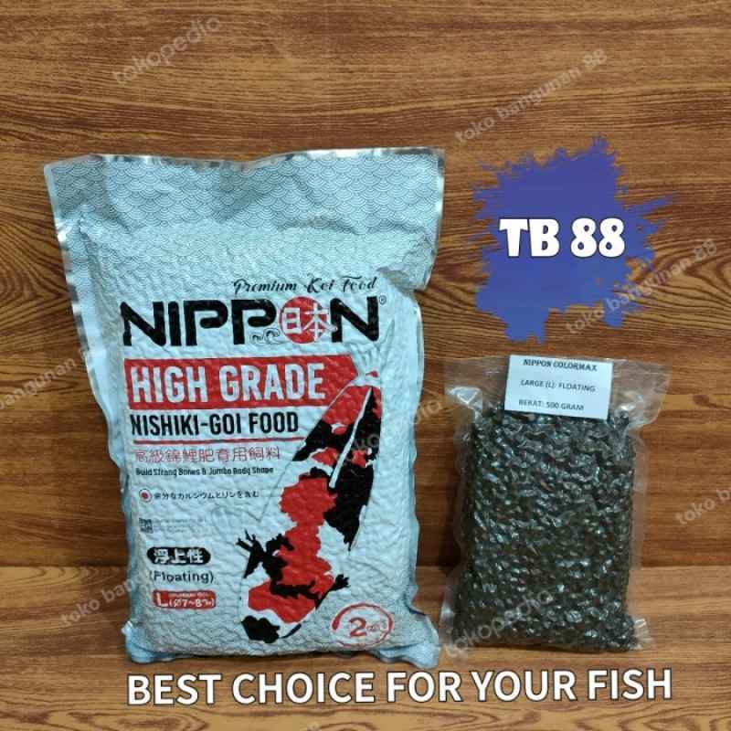 Promo Repacking Nippon Koi Food Color Max Isi 500Gr Size M Dan L Import ...