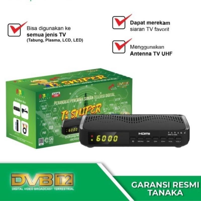 Jual STB TV Digital TANAKA T2 SNIPER Digital UHF Set Top Box Chanel ...