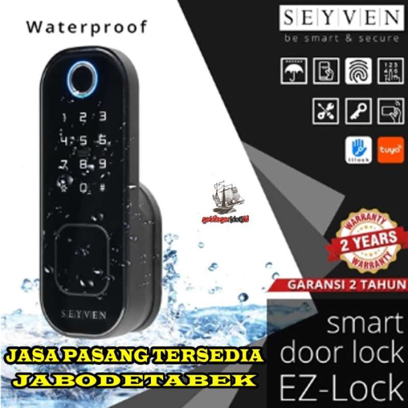 Jual Deadbolt Door Lock Smart Door Lock / Smart Lock Door Merek Seyven ...