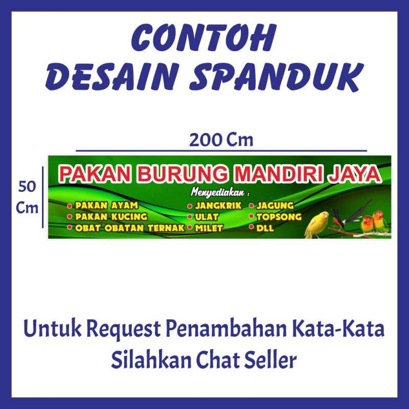 Promo Spanduk Sepanduk Banner Bener Backdrop Plang Poster Usaha Promosi ...