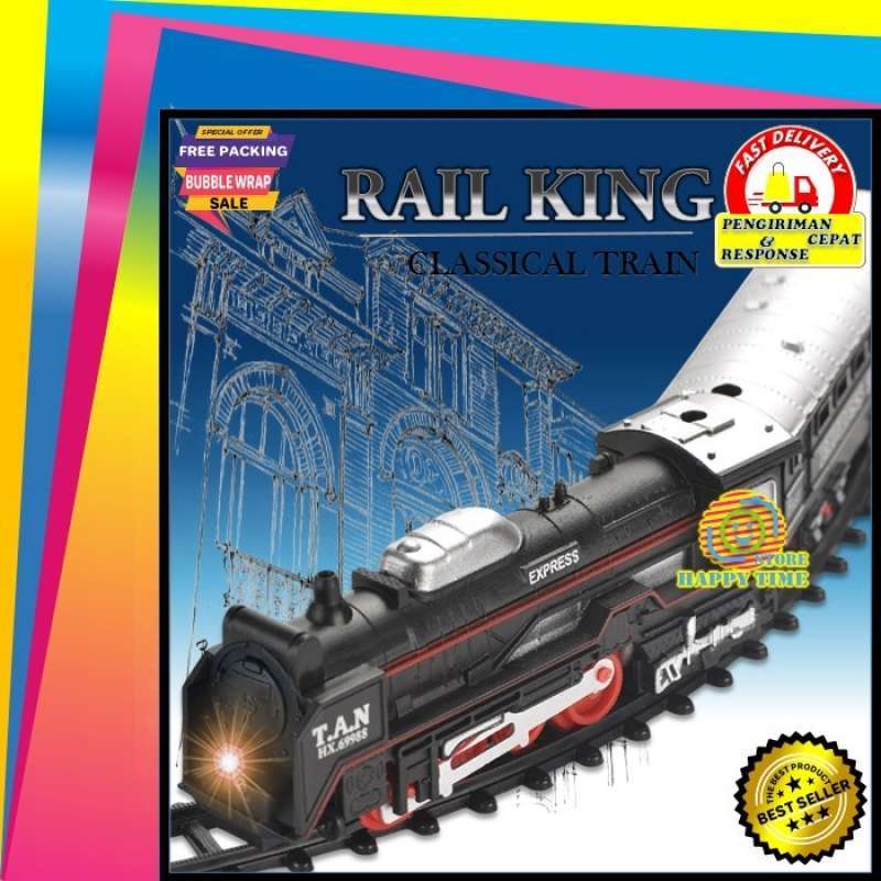 Promo Mainan Anak Miniatur Kereta Api Rail King Ukuran Besar Jumbo ...