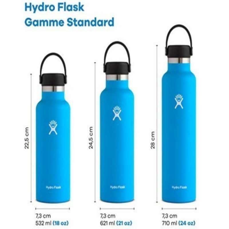 Promo Botol Minum Hydro Flask 24 Oz / 710 Ml Standard Mouth Flex Indigo ...