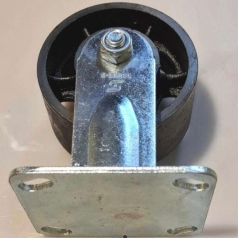 Promo Roda Besi Heavy Duty 4 inch Mati /Fix / Lulus Diskon 23% di ...