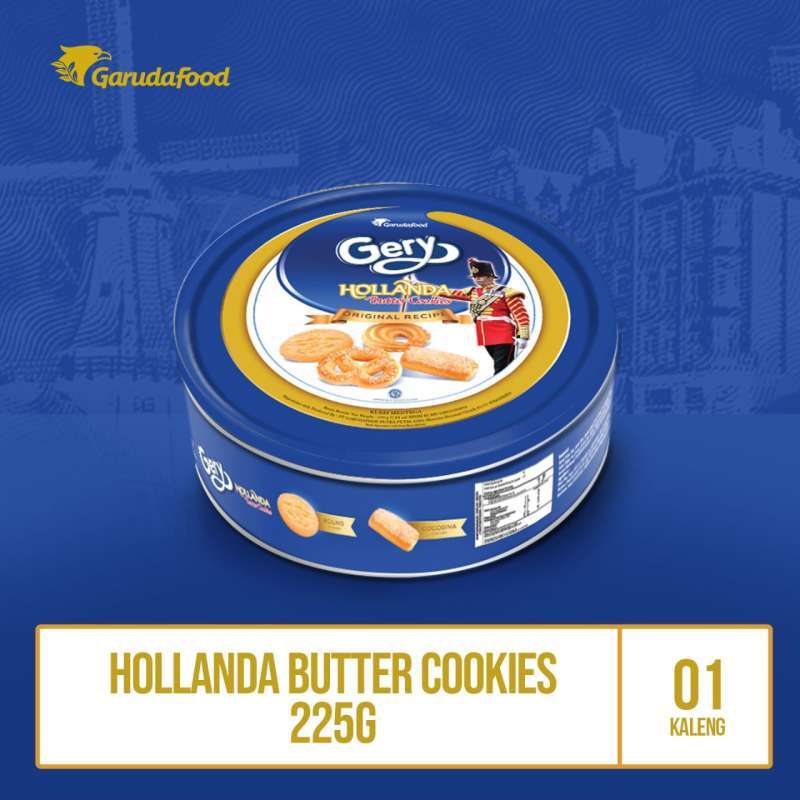 Promo Hollanda HBCK Butter Cookies [225 g] Diskon 26% di Seller Neyo ...