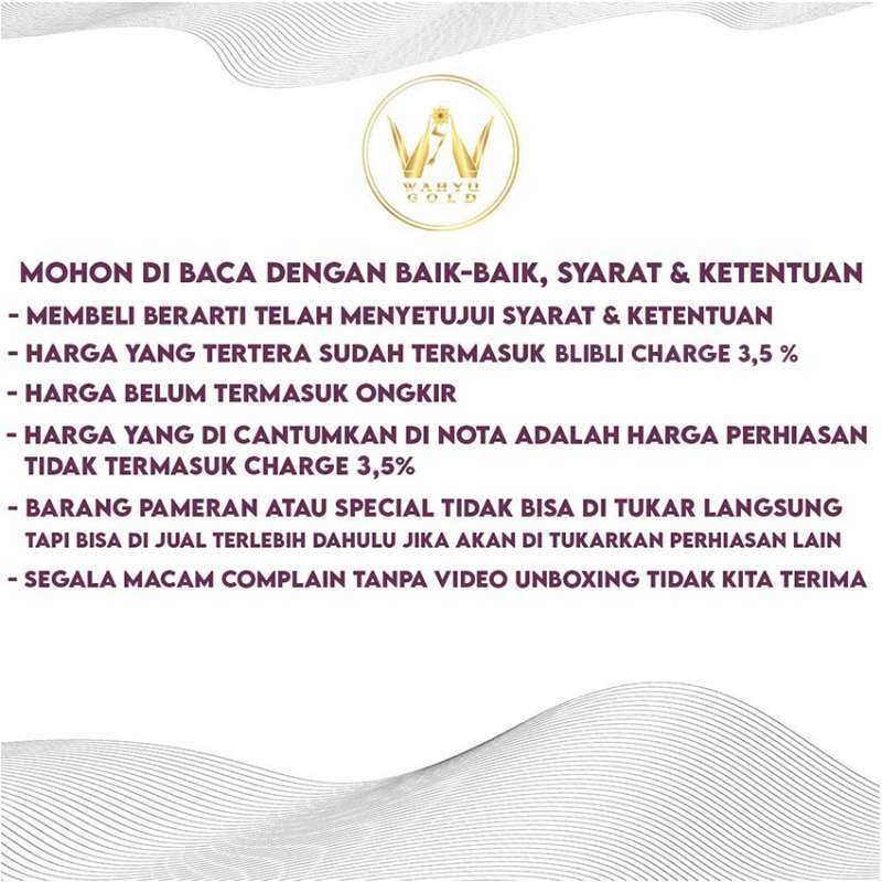 Jual KALUNG EMAS 16K MAS WANITA WAHYU REDJO WAHYU GOLD KL16NO4 A61 di ...