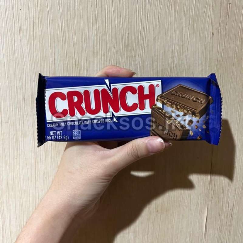 Jual NESTLE CRUNCH CREAMY MILK CHOCOLATE WITH CRISPED RICE CANDY di ...
