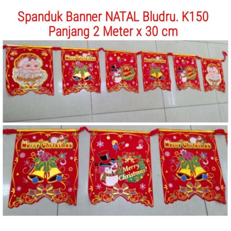 Promo Banner Spanduk Bendera Natal 2 Meteran Diskon 4% di Seller Agra ...