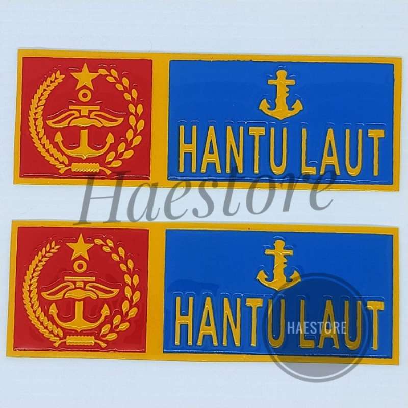 Promo Stiker Plat Embos Hantu Laut - Sticker Tempel Plat Kendaraan ...