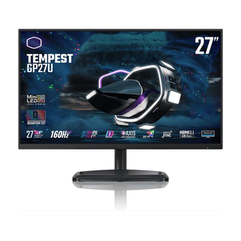 Jual Cooler Master Tempest Gp27u Quantum Dot Miniled Gaming Monitor 4k ...