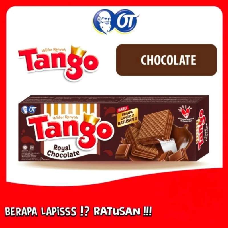 Jual Wafer Tango Royal Coklat 163 Gr Termurah - Harga Grosir Terupdate ...