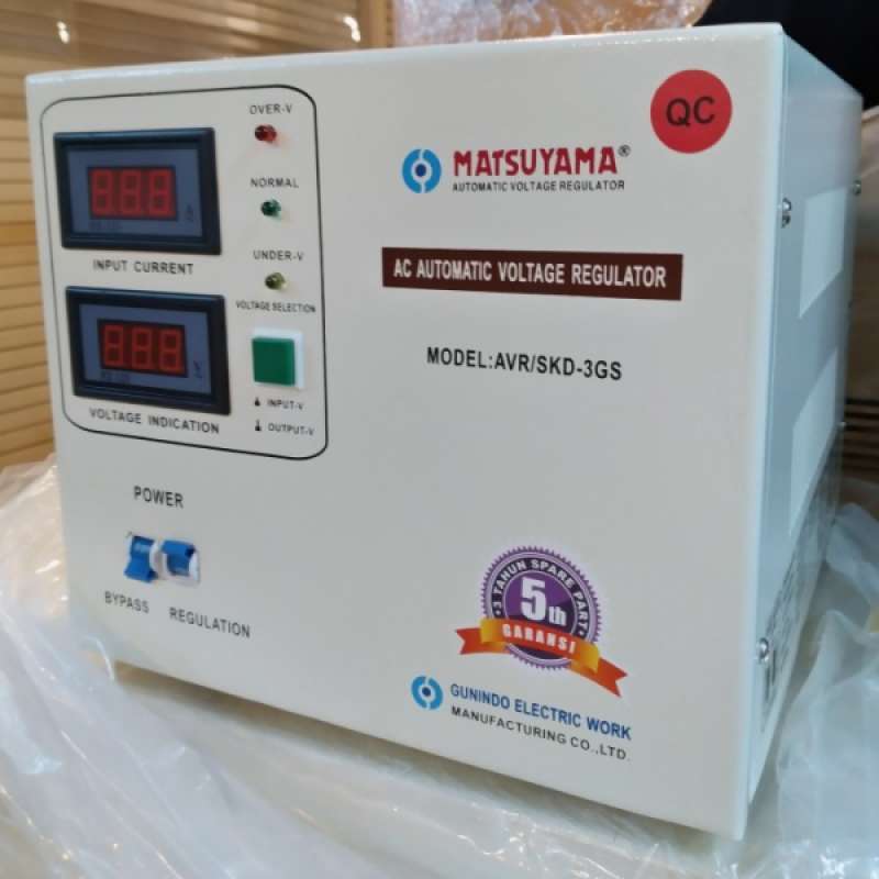 Promo Stabilizer Listrik Stavolt Voltage Regulator Matsuyama Skd 3000 ...