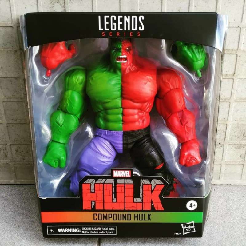 Promo HASBRO MARVEL LEGENDS DELUXE COMPOUND HULK RED GREEN INCREDIBLE ...