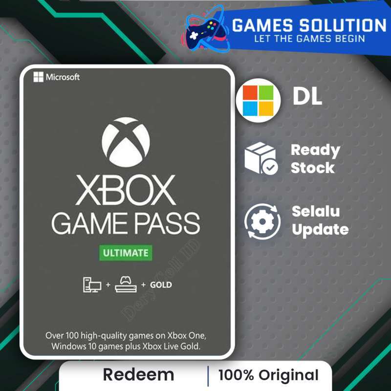 Jual Xbox Game Pass Ultimate Di Seller Games Solution - Kampung Rawa ...