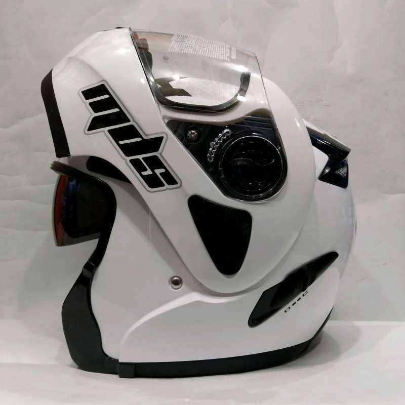 Promo HELM MDS PRO RIDER WHITE HELM FULL FACE MODULAR - M WHITE Diskon ...