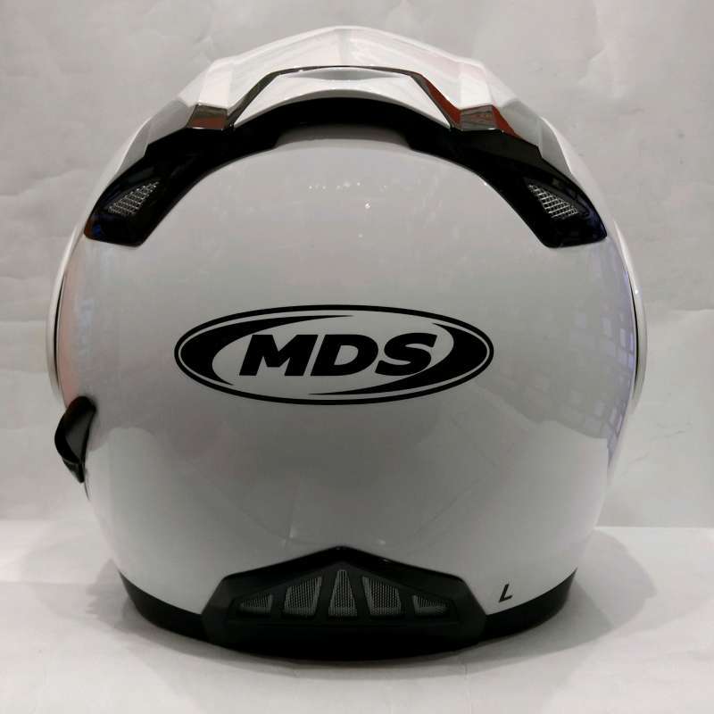 Promo Helm Mds Pro Rider White Helm Full Face Modular Diskon 10% Di ...