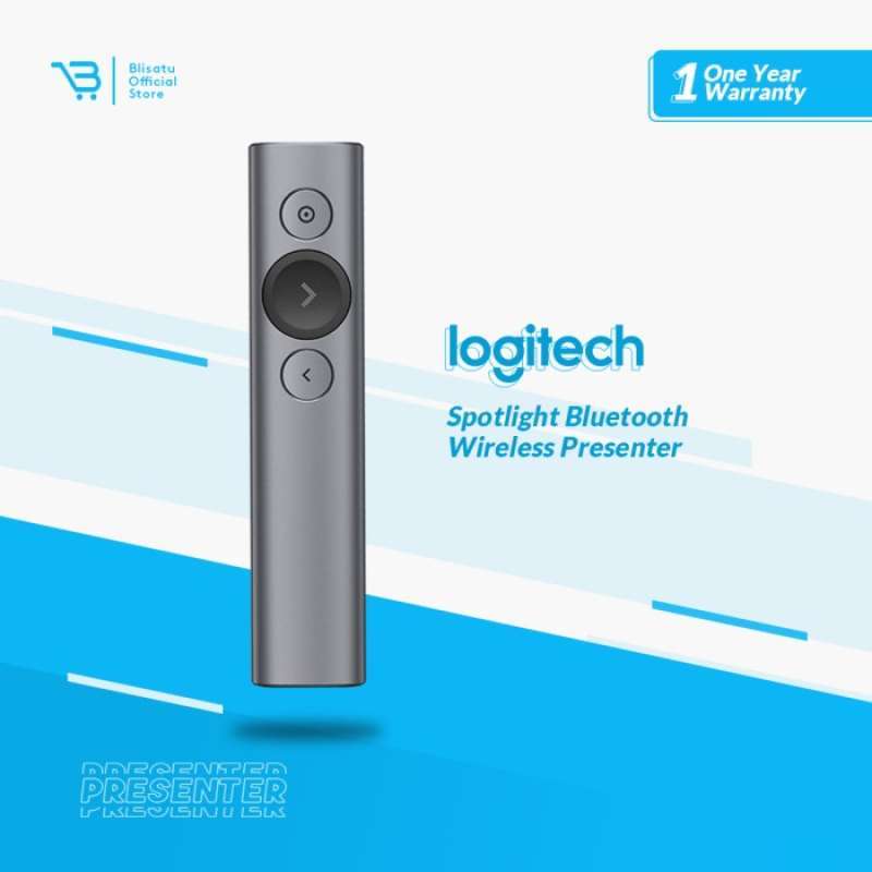 Jual Logitech Spotlight Wireless Presentation Remote - Presenter Logitech - Slate Di Seller ...