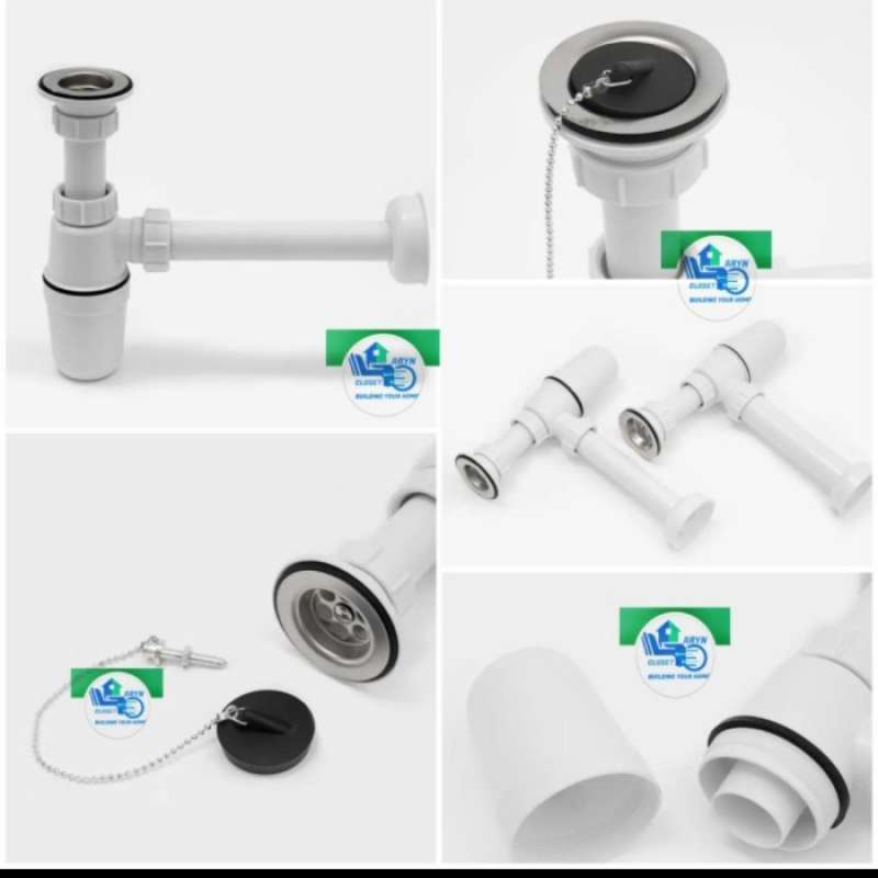 Promo Afur Wastafel Black / Sifon Pvc Wastafel Black/afur Pembuangan ...