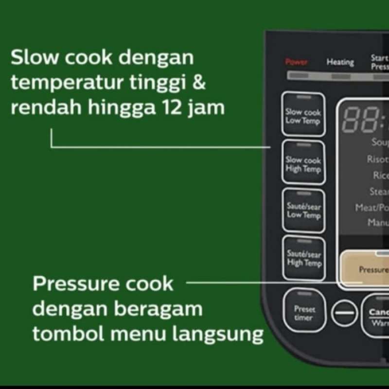 Jual Philips All In One Electric Pressure Cooker Hd2137/30 Hd 2137 ...