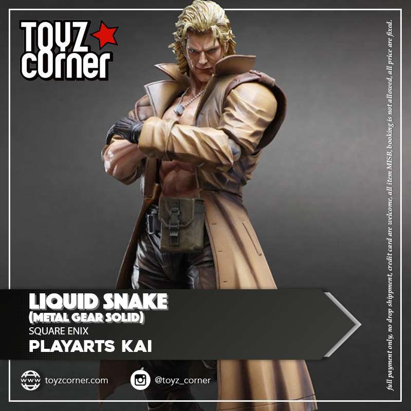 Jual Square Enix Play Arts Kai Metal Gear Solid - Liquid Snake Di Seller Toyz Corner - Karet ...
