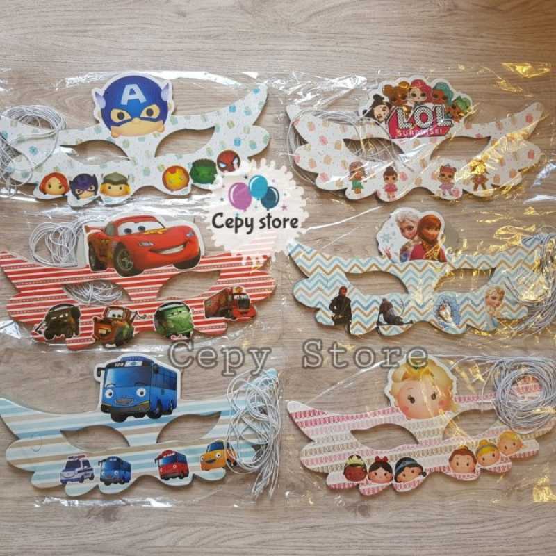 Promo Topeng Ulang Tahun Karakter / Topeng Pesta / Topeng Ulang Tahun ...
