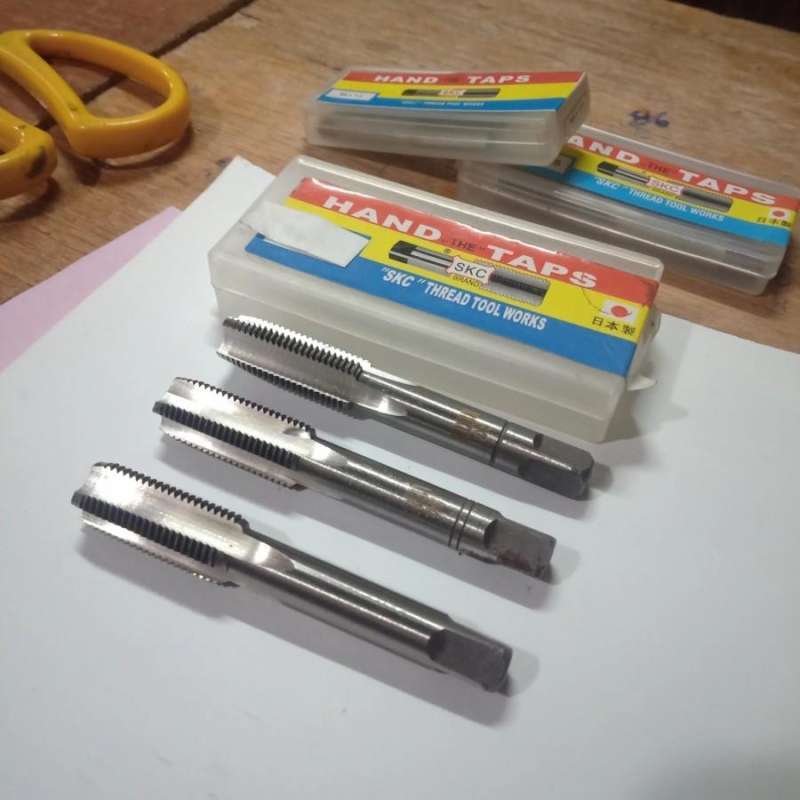 Jual Hand Tap Skc M6 X 1.0 Satu Set 3Pcs di Seller Dikong teknik - Braga, Kota Bandung | Blibli