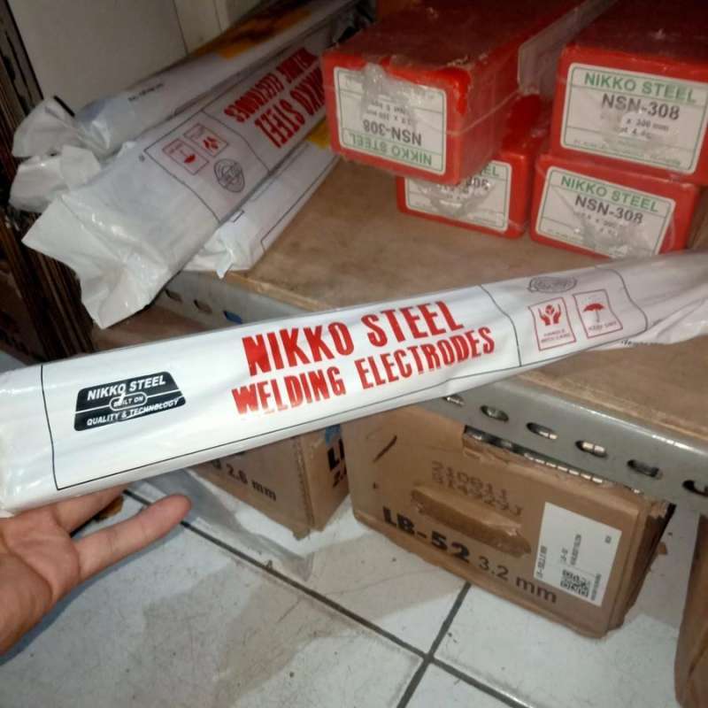 Jual Nikko Nsn - 308 Stainless Kawat Las Stainles 3.2Mm di Seller ...