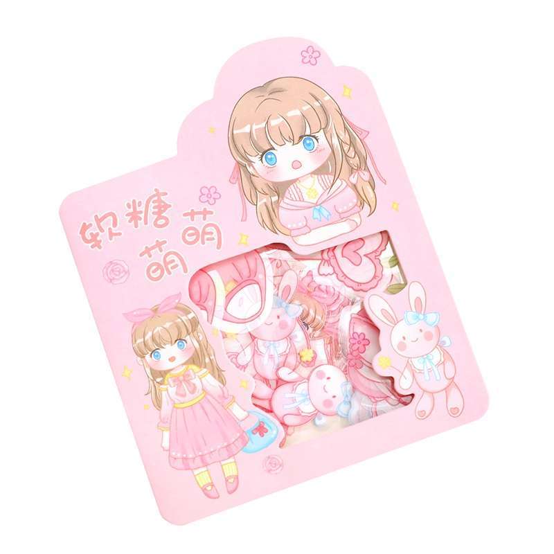 Jual Stiker Premium Lucu Karakter Anime Rabbit & Bear di Seller Trendy ...