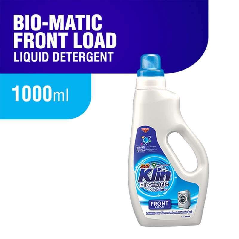 Jual So Klin Liquid Detergent Bio Matic Front Load [1000mL] di Seller ...