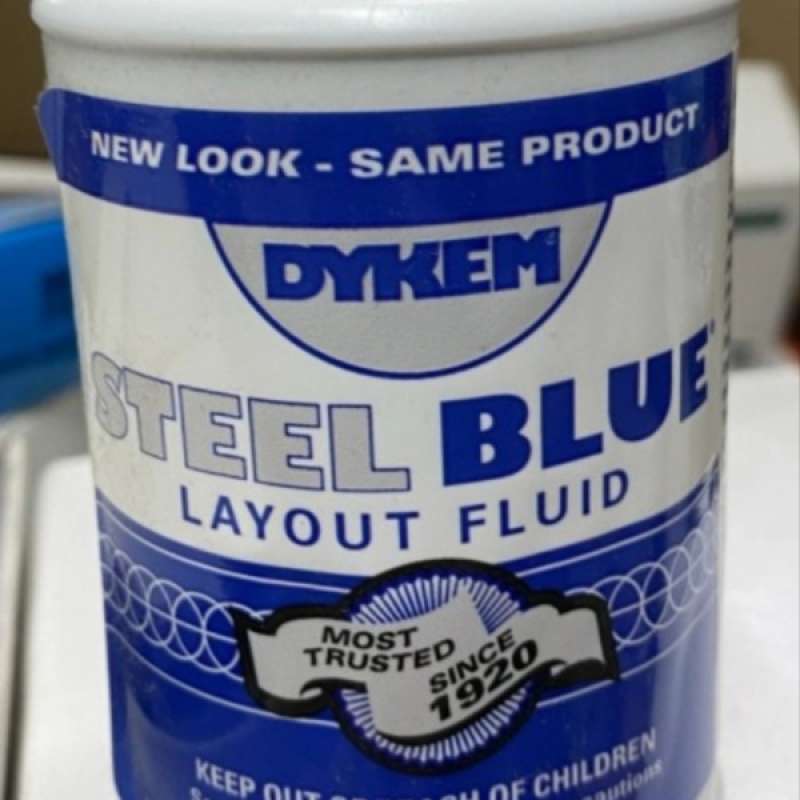 Promo Dykem Steel Blue Layout Fluid,cairan Penanda Persisi Uk 236ml ...