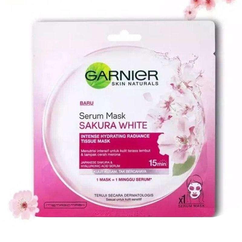 Jual Garnier Serum Mask Sheet Hydra Bomb Sakura White Masker Wajah di ...