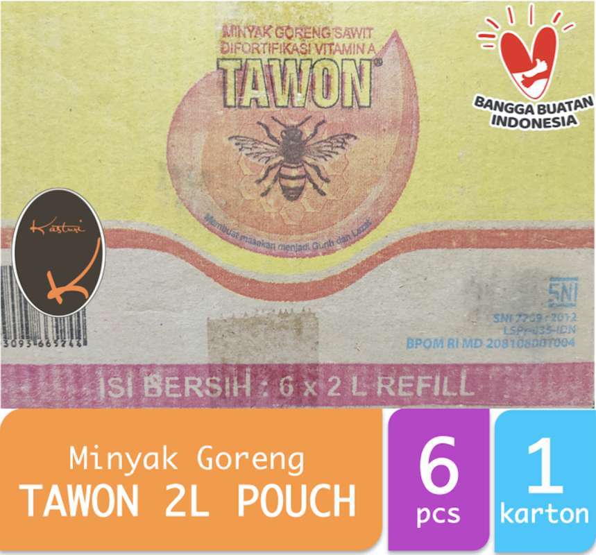 Promo Minyak Tawon [2 Liter X 1 Karton X 6 Pouch][adik Rosebrand ...
