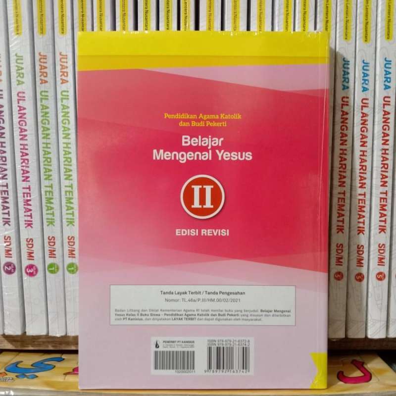 Jual Belajar Mengenal Yesus. Pendidikan Agama Katolik SD kelas 2 Edisi ...