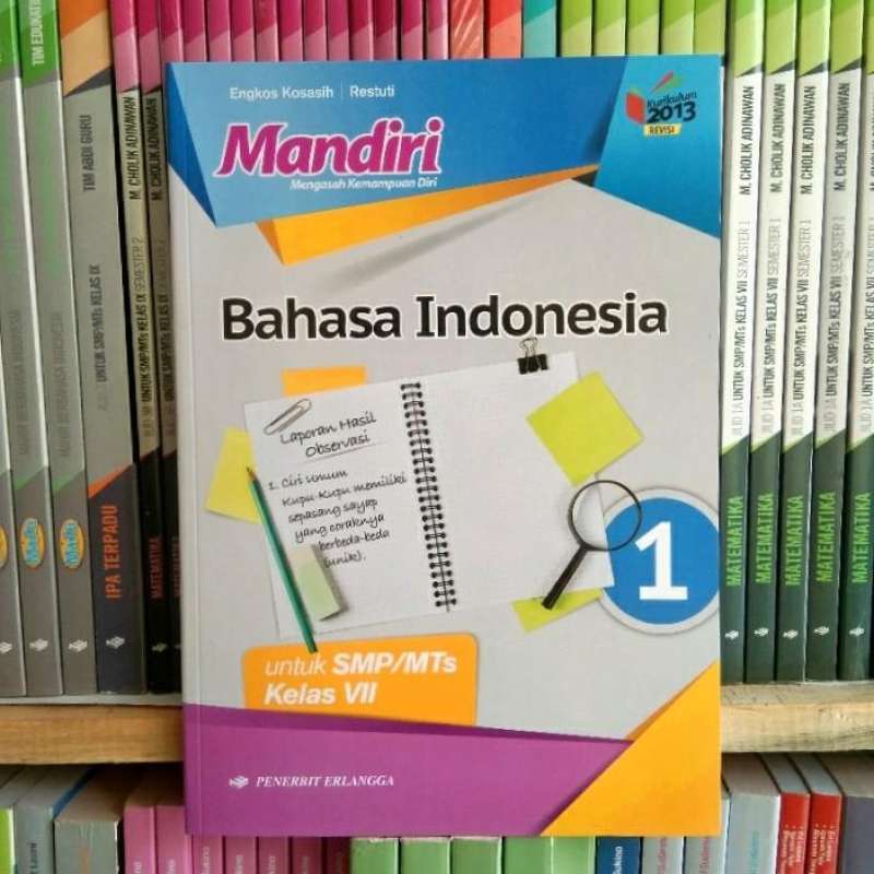Jual Buku Soal mandiri Bahasa indonesia 1 SMP/MTs kelas VII (7) revisi ...