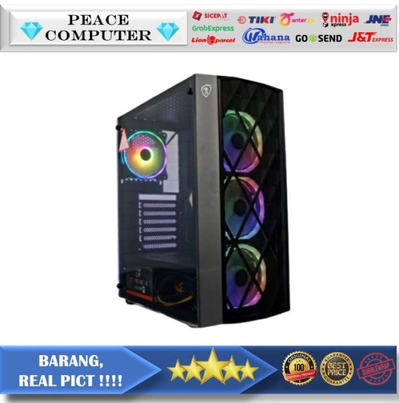 Jual CASING VURRION RATLE - Mid-Tower Gaming PC Case Tempered Glass di ...