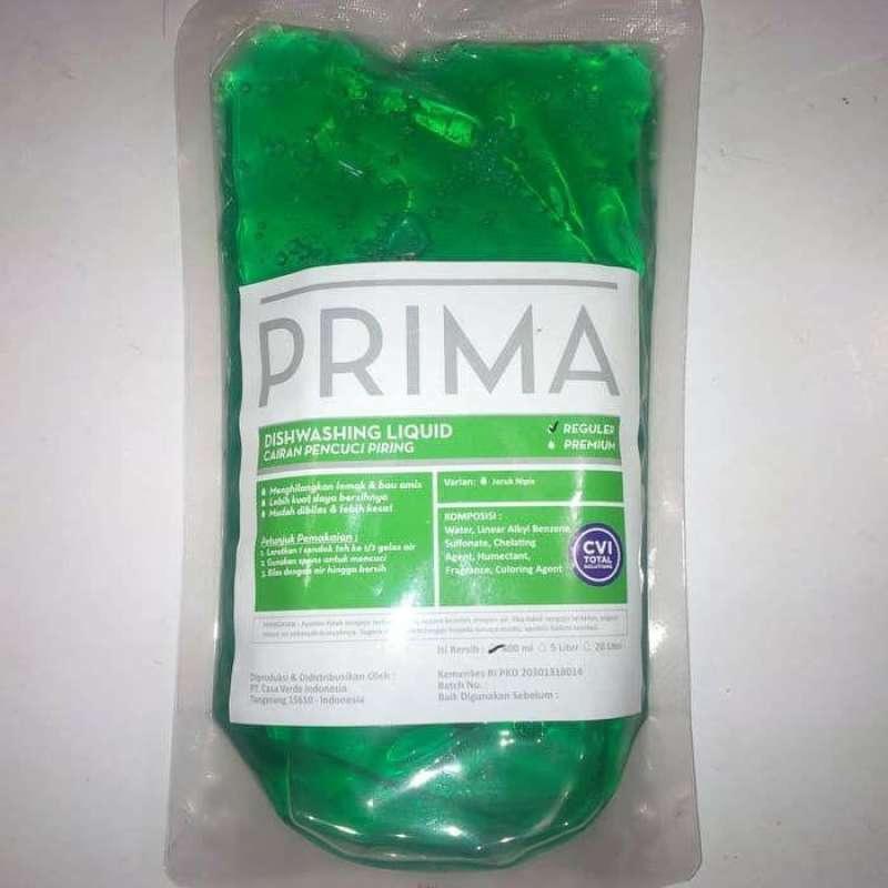 Jual Prima Dishwashing Liquid Pre Lime Pouch [800 mL] di Seller ...