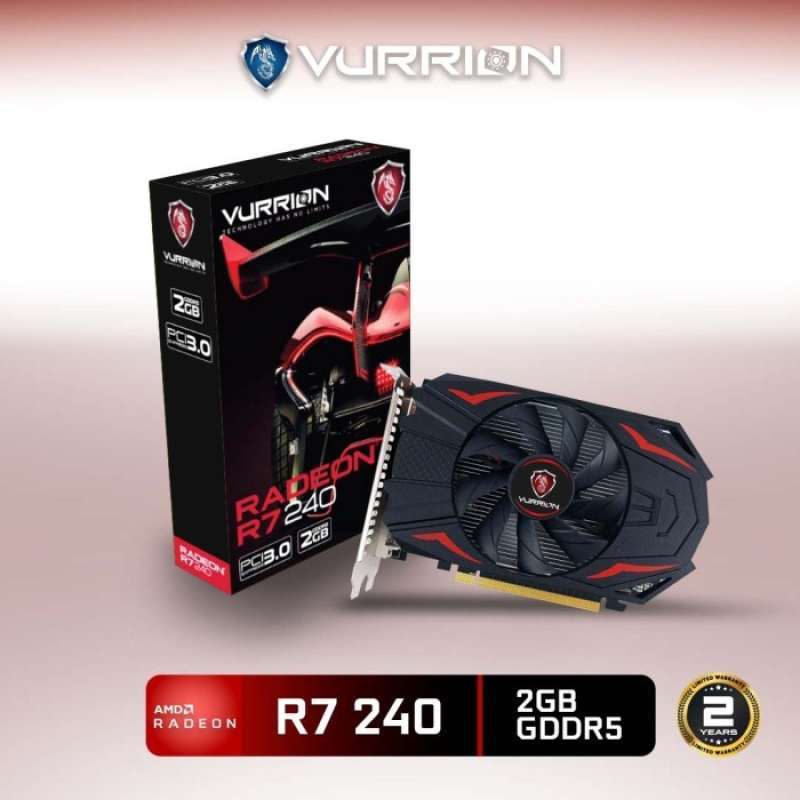 Jual VGA VURRION AMD RADEON R7 240 2GB GDDR5 128-bit Graphic Card GPU ...