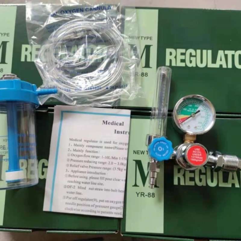 Promo Regulator Oksigen Medis / Alat Pernafasan / Regulator Oxygen ...