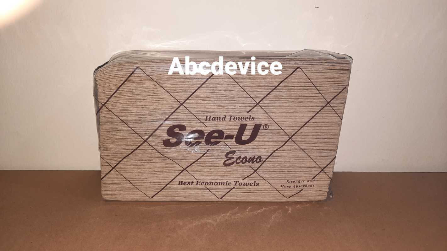 Jual Tissue Tisu See-u See U Hand Towel Econo Brown Coklat 150 Sheet Di ...