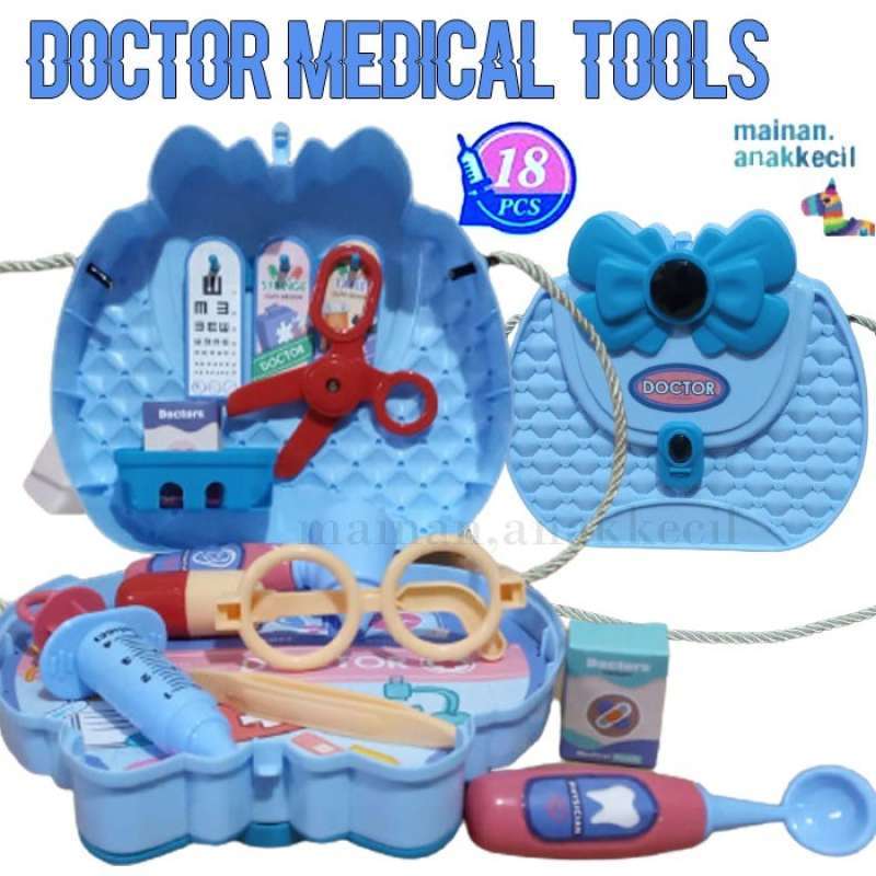 Jual Mainan Anak Peralatan Doctor Medical Tools 18 Pcs di Seller REGANS ...